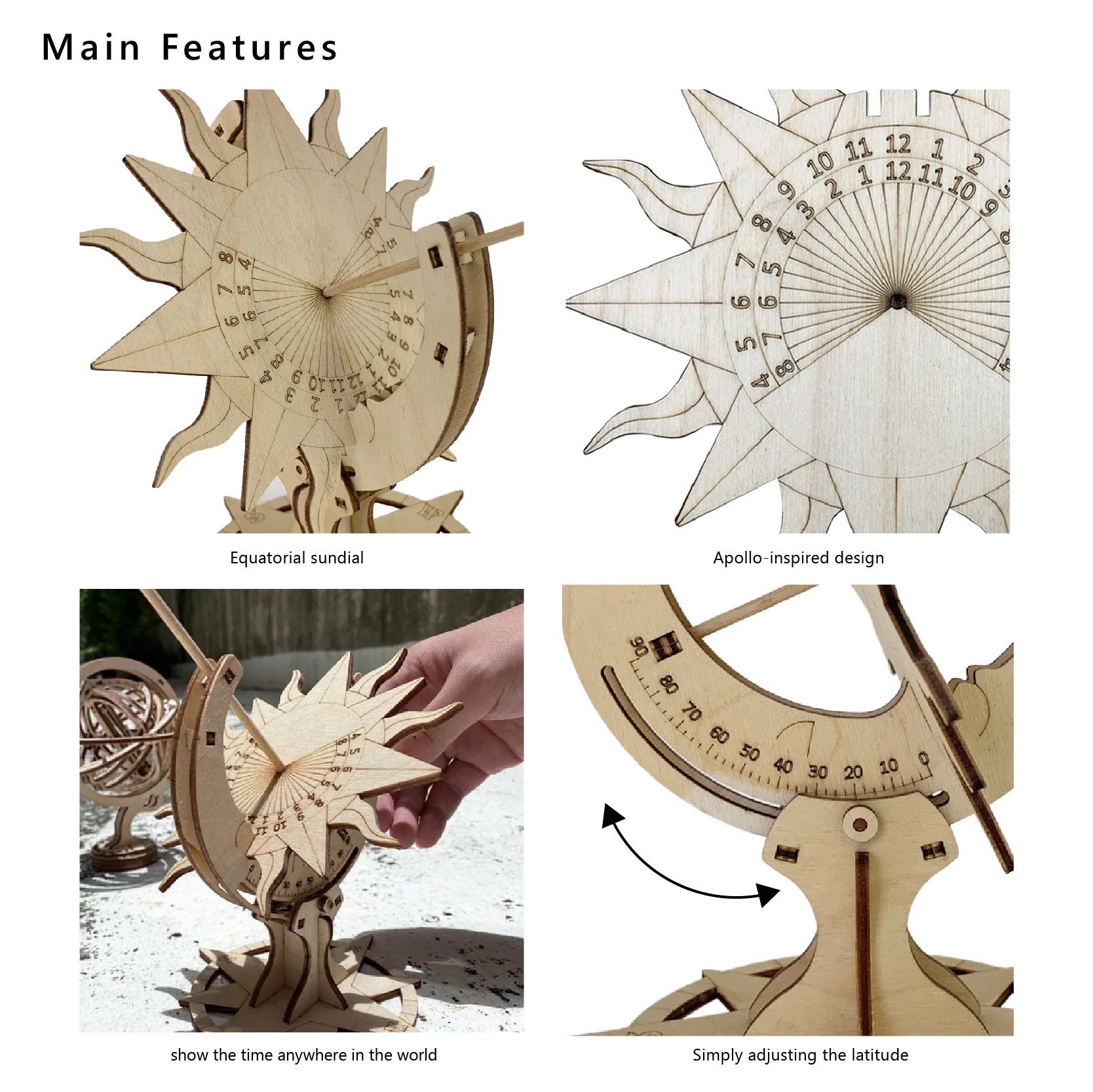 Diy Apollo Equatorial Sundial Astronomical Teaching Resources - Buy ...