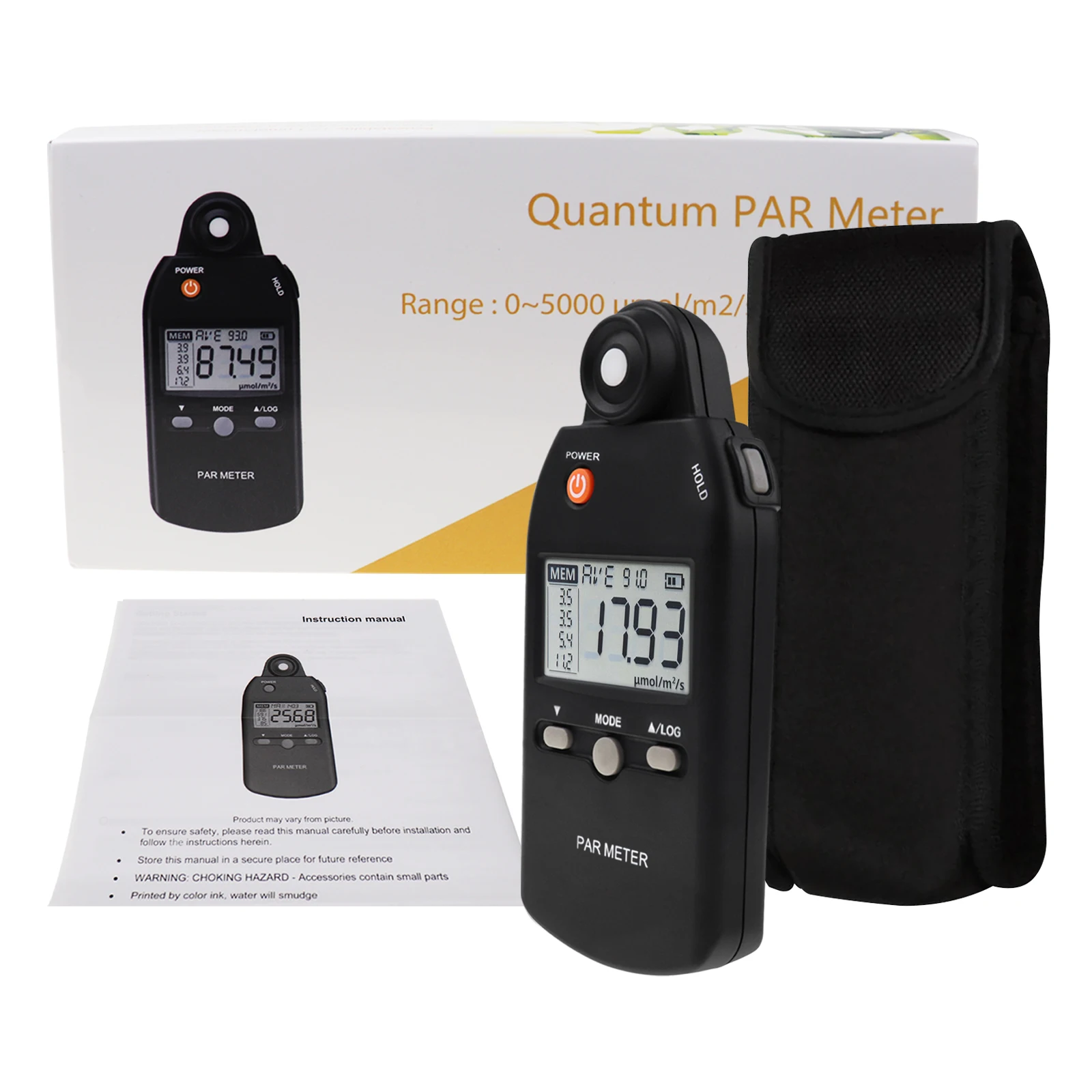 Advanced Digital Par Meter Light Intensity Full-spectrum Quantum Ppfd ...