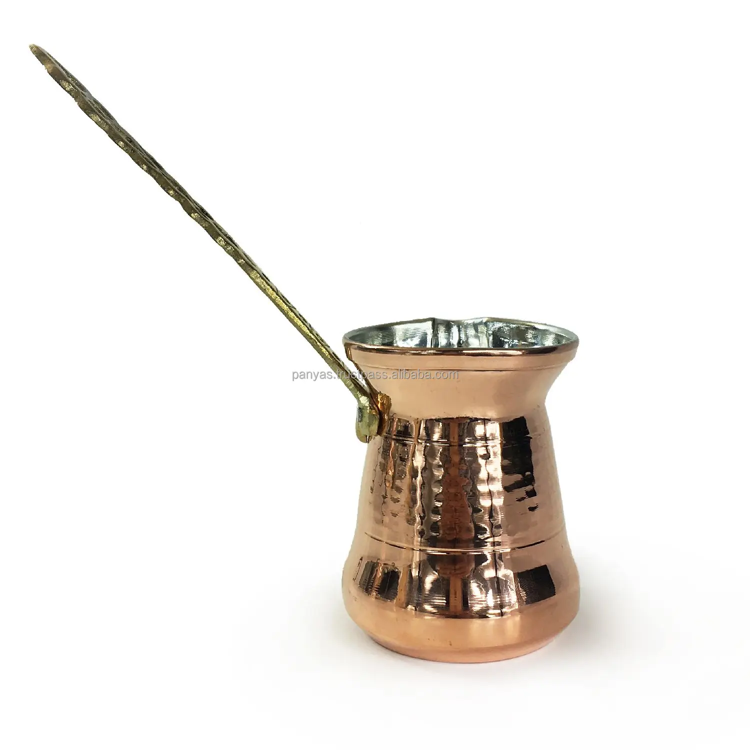 Queen Sultan Copper Coffee Pot - Classic Turkish Design