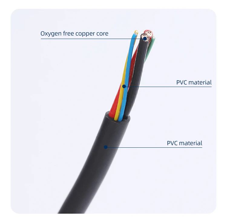 2 3 4 6 Core Pvc Sheathed Cable 24awg Ul2464 Signal Control Flexible Copper Wire - Buy 30 28 26 ...