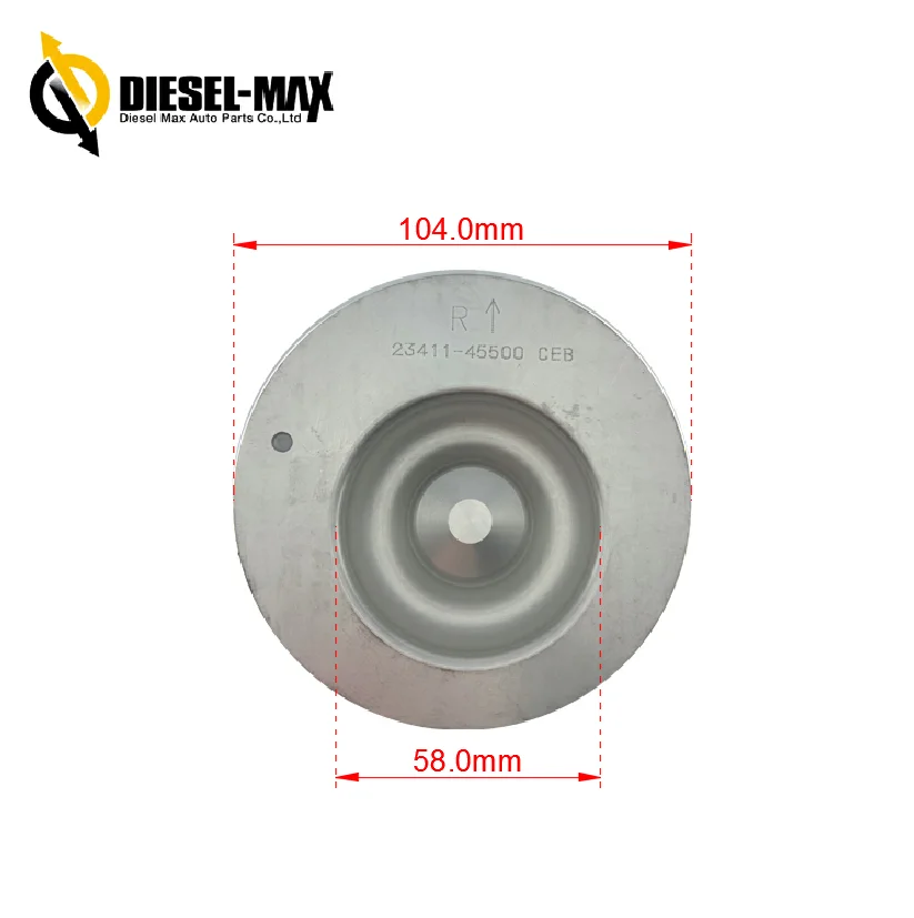 台湾柴油-Max D4DD 23411-4500现代发动机新104毫米活塞套件| Alibaba.com