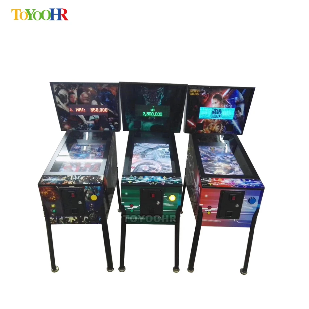Coin Operated Virtual Pinball Machine Arcade Games Machine Factory Cost ...