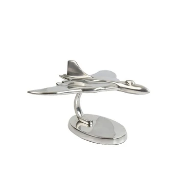 Aluminum Concorde Sculpture Silver Finished Modern Design Aluminium ...