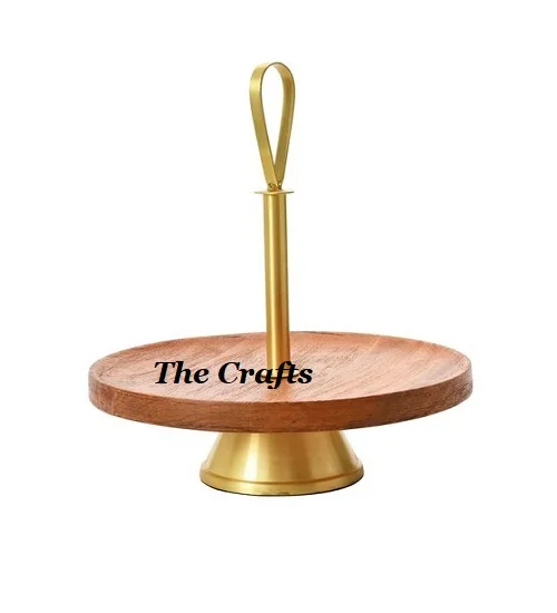 Best Design Wooden And Aluminum Cake Stand Tableware Wedding Party ...