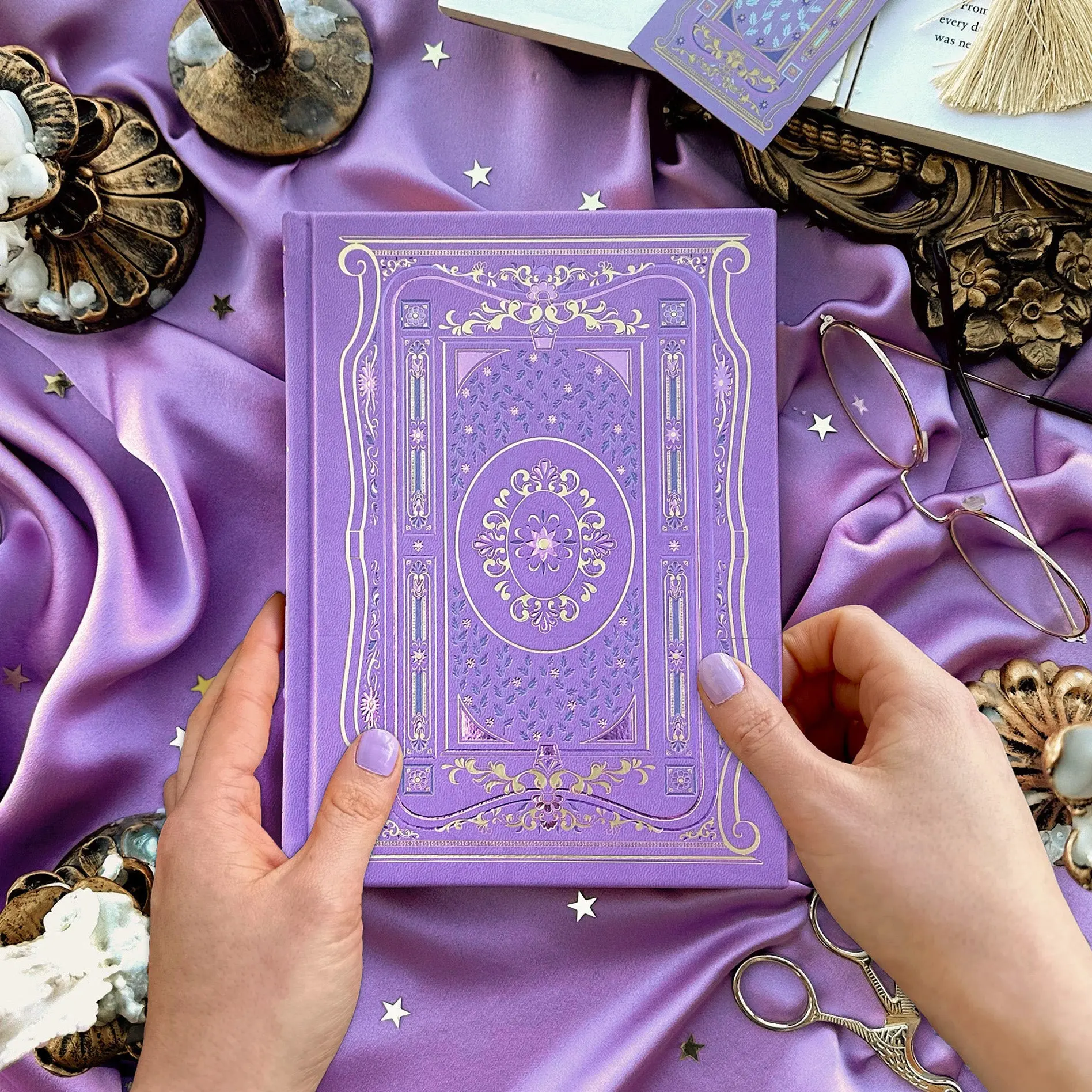 Labon A5 Premium Faux Leather Cover Custom Gold Foil Journals Notebook ...