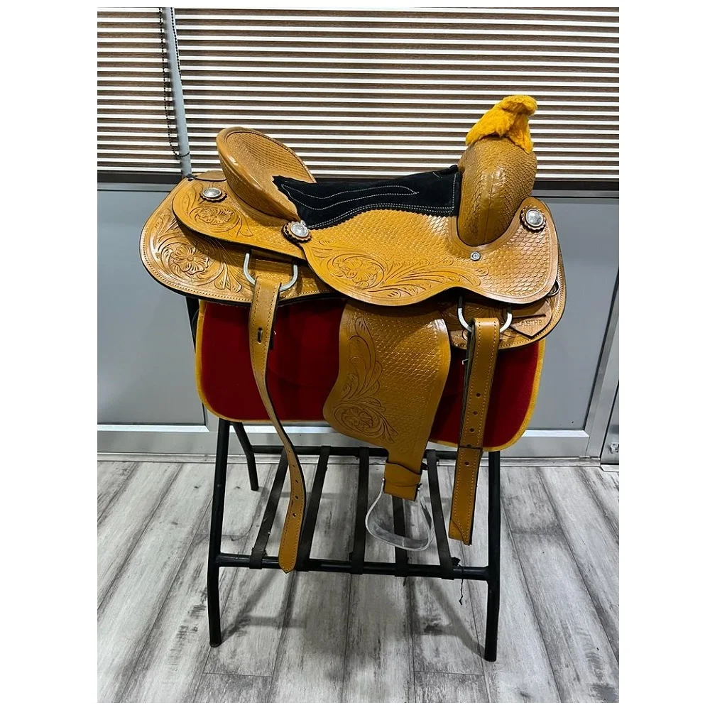 Custom Color And Logo Horse Saddle Best Selling High Quality Leather ...