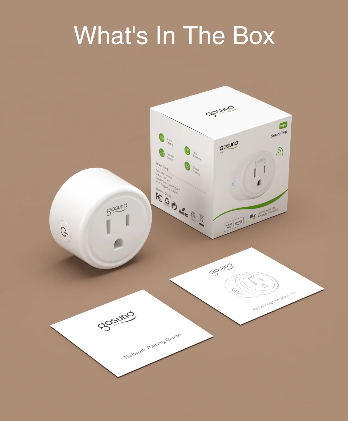 Gosund Tuya Remote Control Smart Smart Mini Plug Wifi Outlet Socket ...