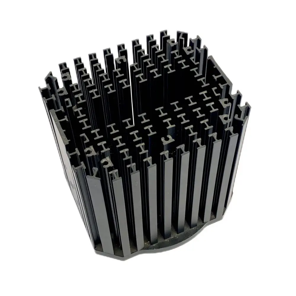 Folded Fin Profile Car Amplifier Laptop Copper Aluminum Heatsink For ...