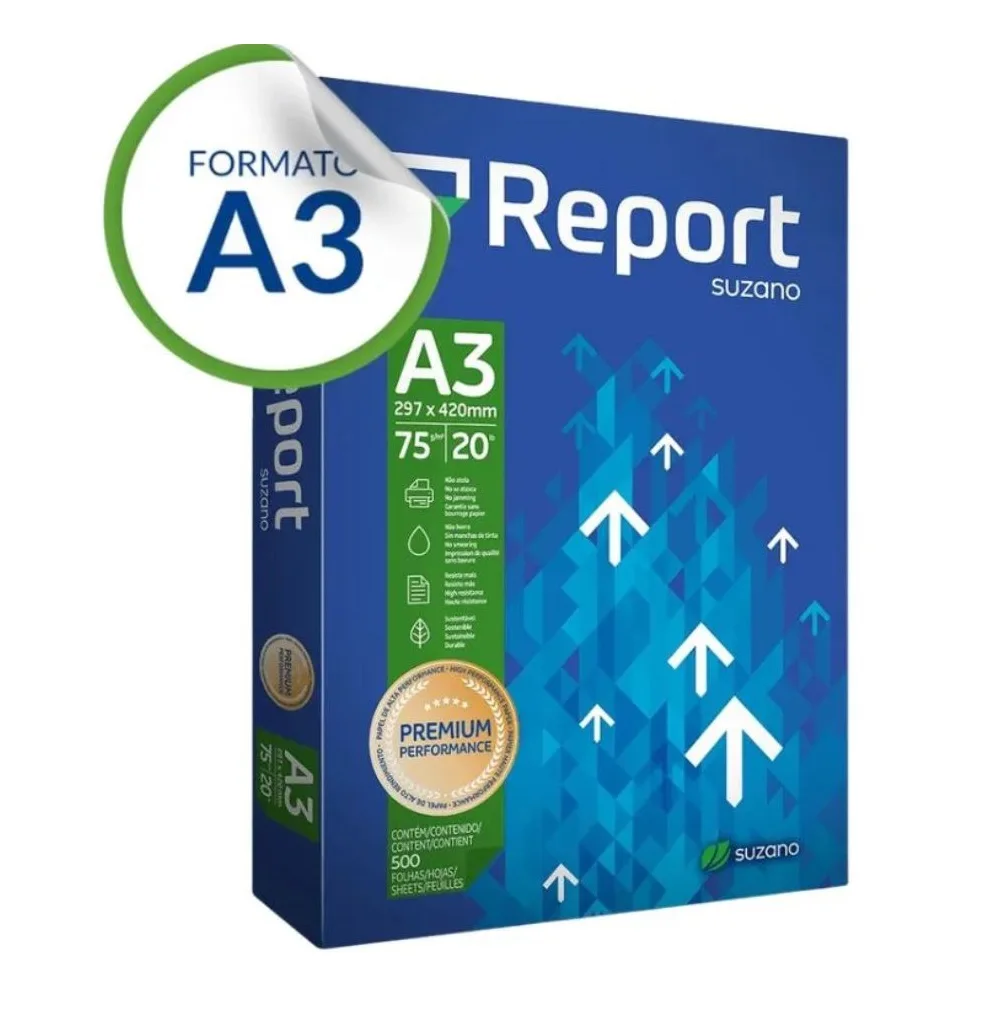 Report A3 Paper For Office Equipment,A3 Format 75g Containers Of A4 And A3 75g/m Paper Copier ...