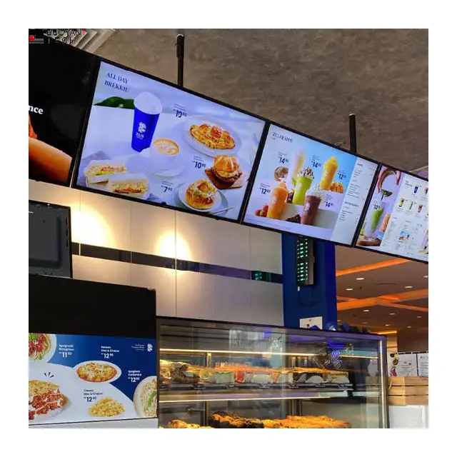 Custom Menu Lightbox - Fast Food Led Menu Board Display