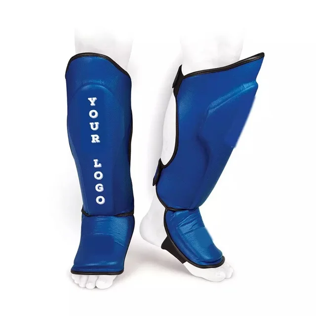 New Sports Safety Mma Shin Foam Pad Support Boxing Leg Guards Foot ...