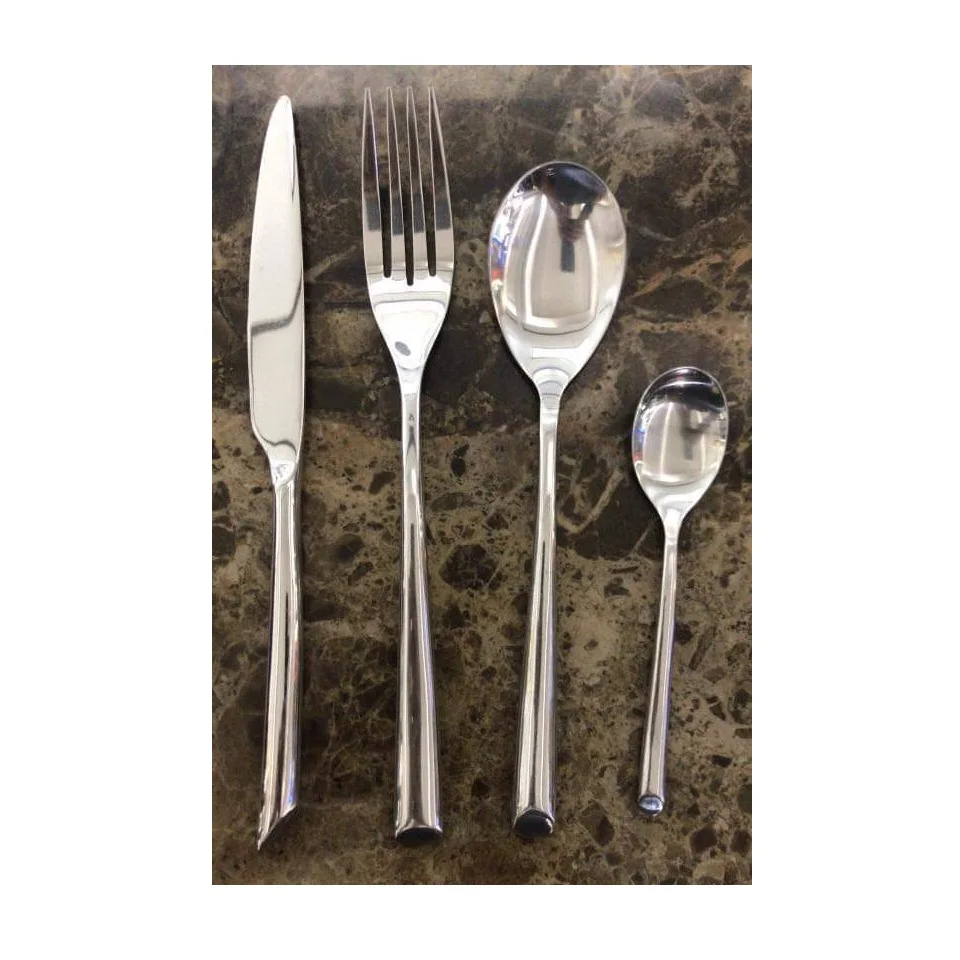 高品质木制和不锈钢餐具套装，带镜面抛光，价格合理 - Buy 高品质木制和不锈钢餐具套装，带镜子抛光剂，用于餐厅合理的价格金属餐具套装5件 ...