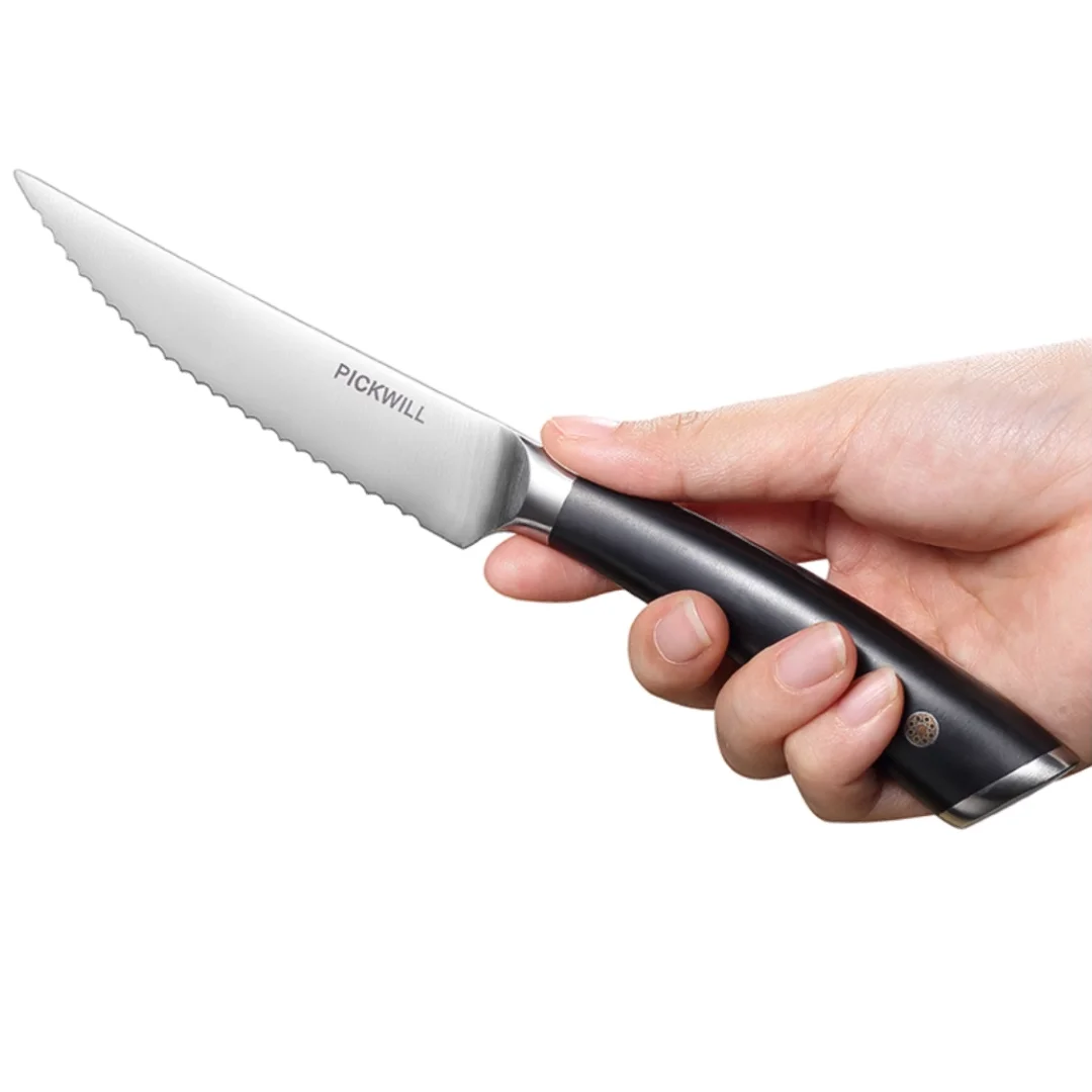 4pcs Luxury 4.5 Inch Ultra Sharp Stainless Steel Full Tang Abs Handle ...