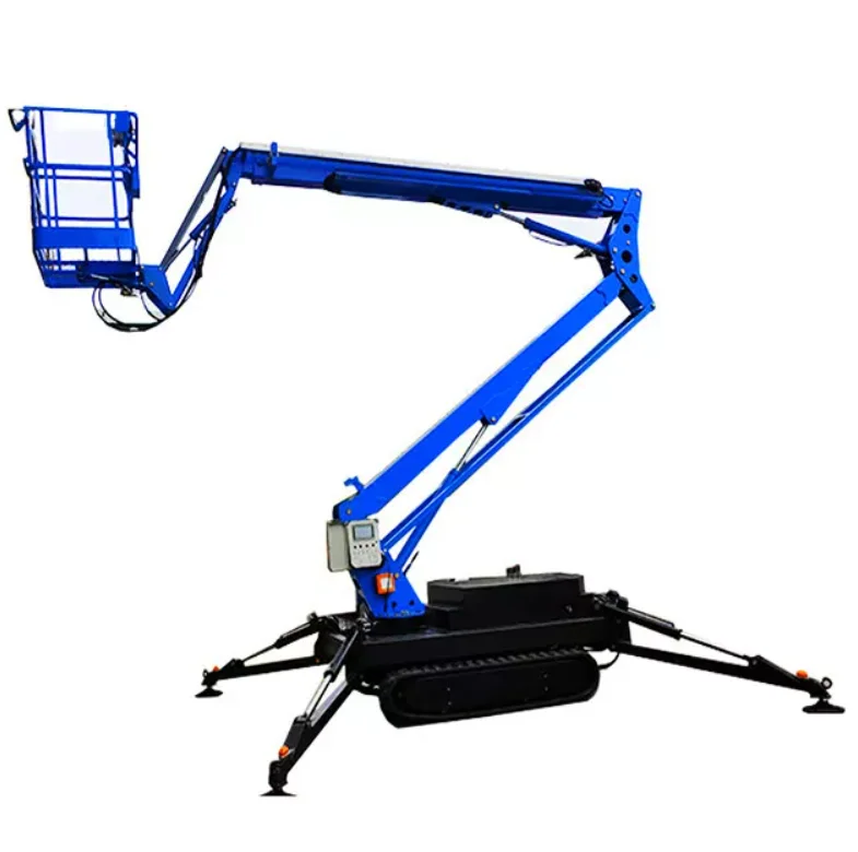 Portable Lifter Telescoping Mobile Cherry Picker Aerial Work Platform ...