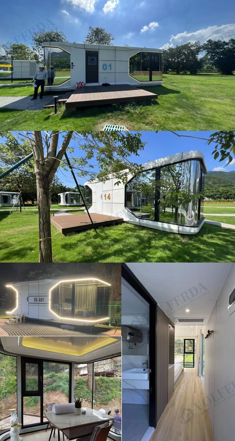 Volferda Brand Capsule House Prefabricated Tiny House Modular Metalica ...