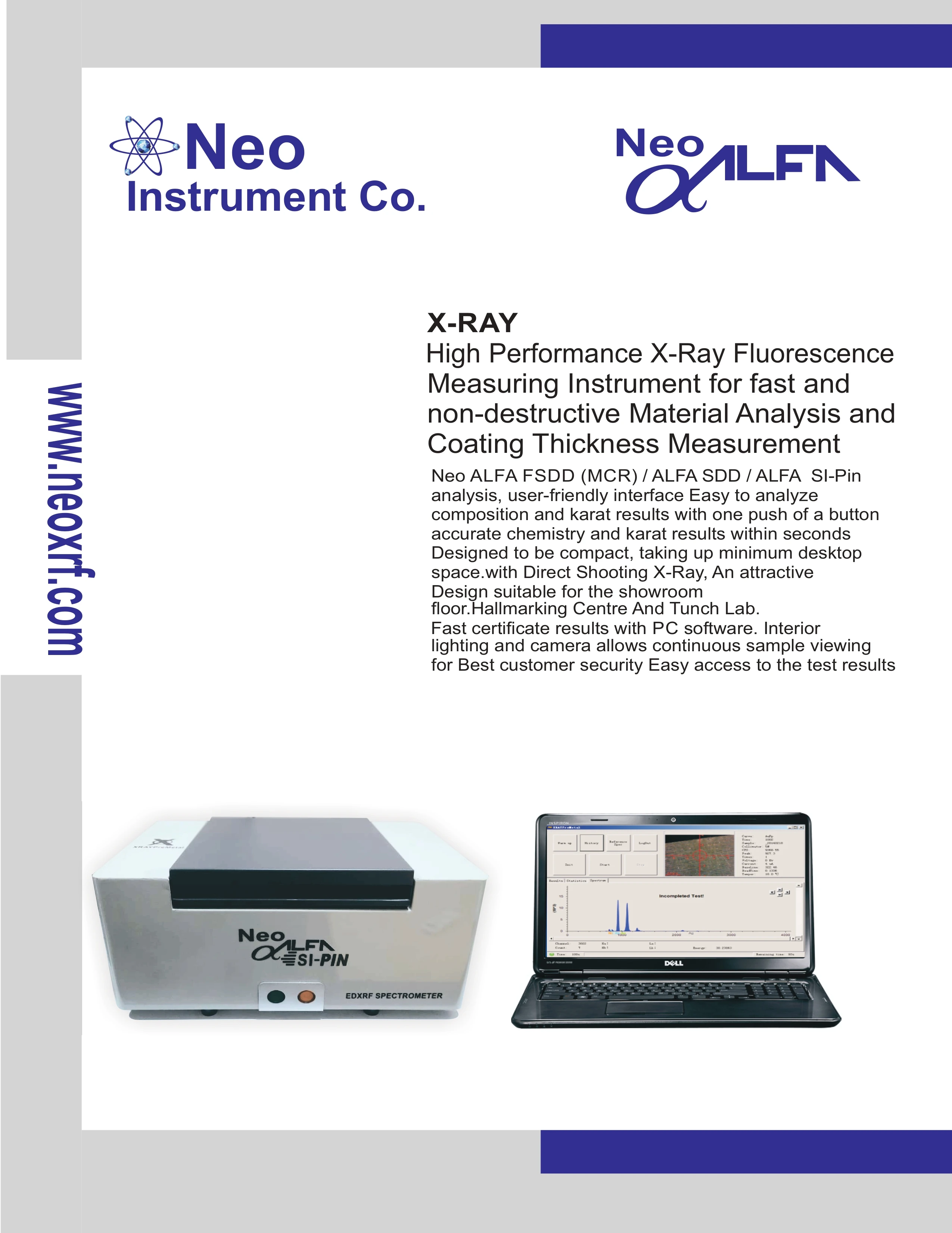 X Ray An Attractive Design Xrf Gold Testing Machine Gold Purity Testing ...