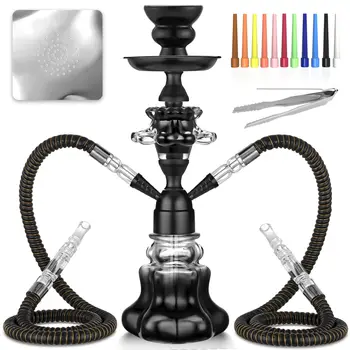 13.5inch Hookah Shisha Set With Glass Base,Ceramic Bowl - Buy Hookah ...