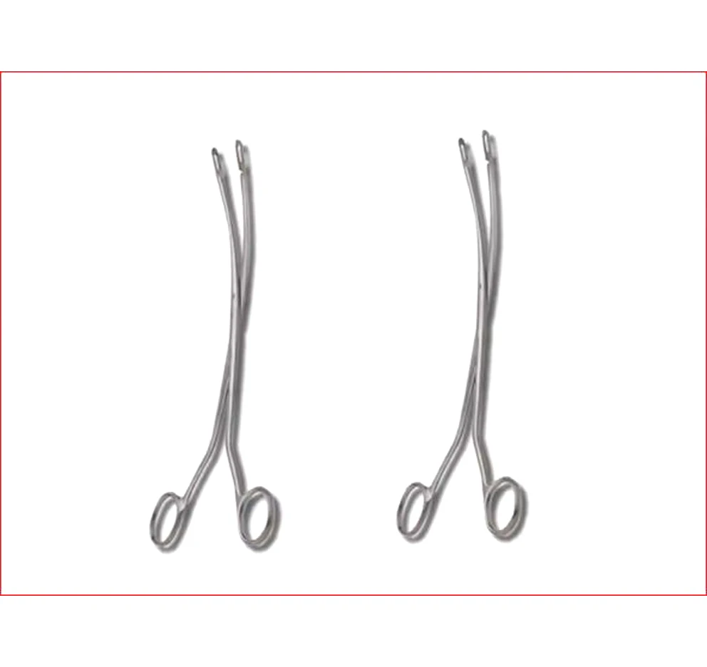 Collin Uterine Elevating Forceps Kidney Forceps & Clamp Straight Curved ...