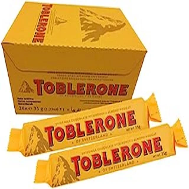 Quality Toblerone Tiny Swiss Chocolate With Honey Almond Nougat Holiday ...