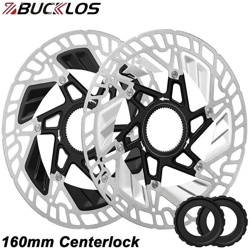 BUCKLOS 160mm Centerlock Brake Rotors - Lightweight Mtb Parts