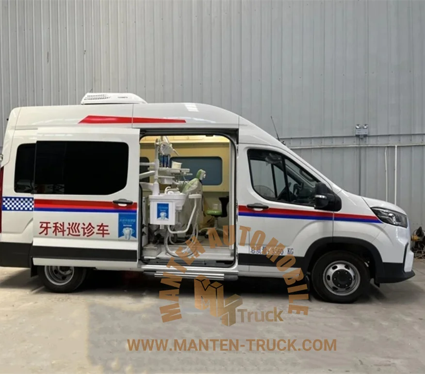 LHD RHD 4x2 Automatic Mobile Dental Vehicle for Oral Healthcare