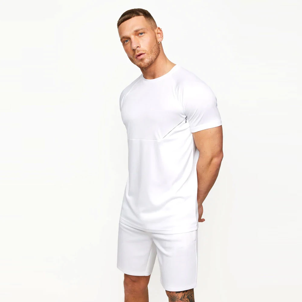 Men Sets Short Sleeve Street Wear Custom Mens Shirts and Shorts Men ...