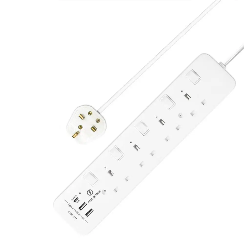 Ukca Certificate 13a Fuse Uk Plug 5 Ac Outlets 3250w Bs Uk Power Strip ...