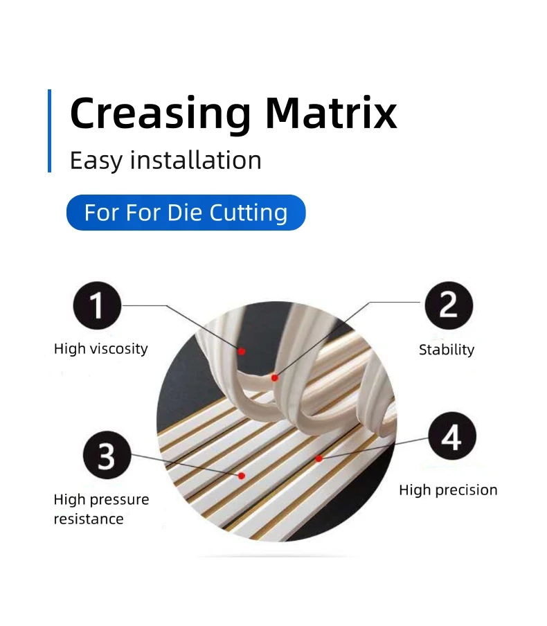 CQT- Creasing Matrix for Die Cutter - High Precision Die Cutting Machine