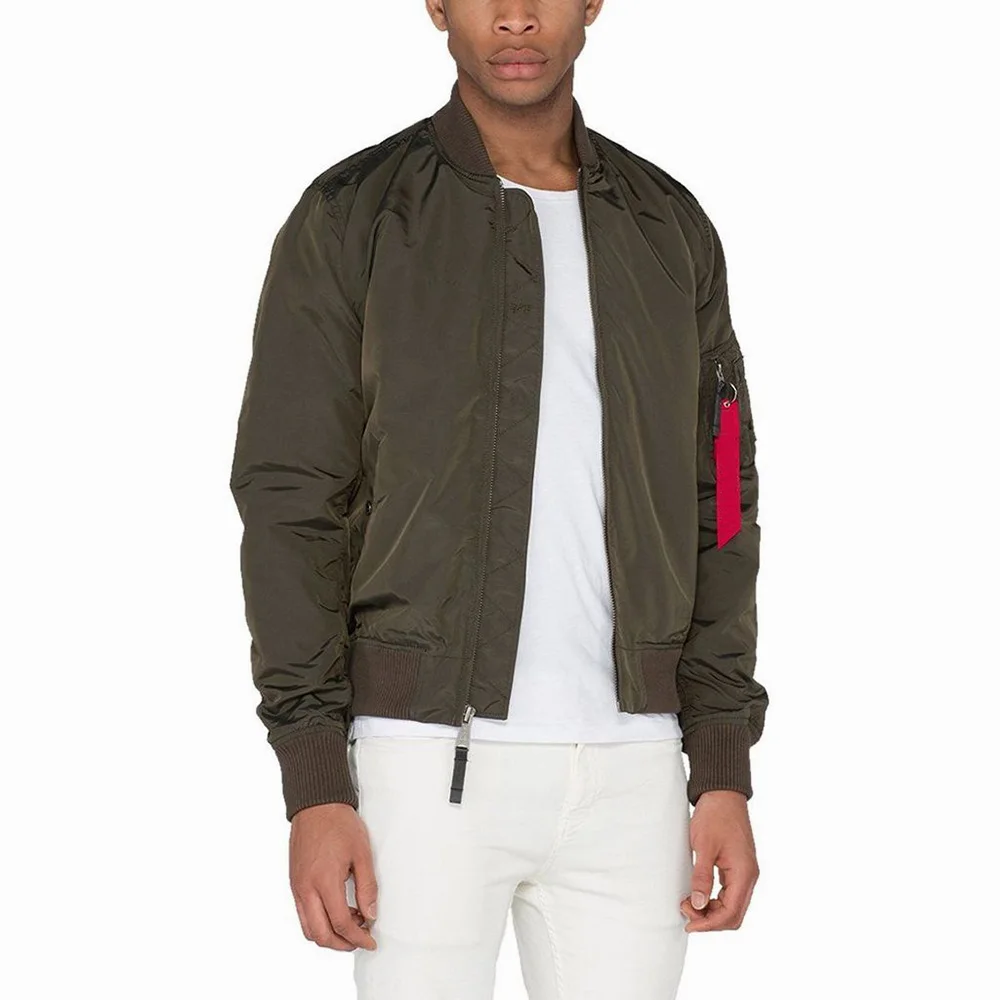 Fashionable Men's Bomber Jackets In Nylon Made Comfortable / Durable ...