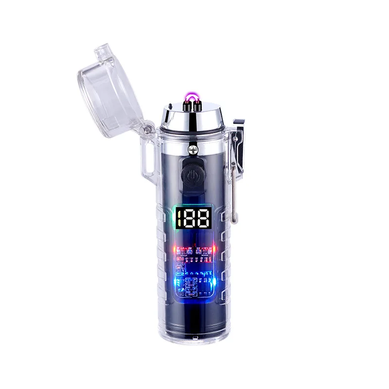 Transparent Shell Flashlight Arc Lighter Outdoor Adventure Lighting ...