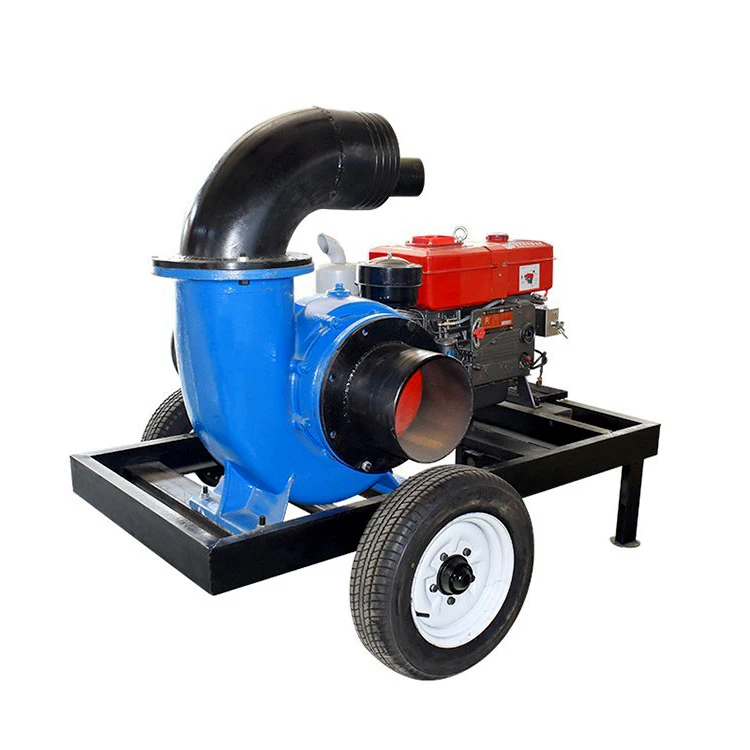 Horizontal Small Diesel Engine Sand Pump Mobile Sand Pump Pond Dredging ...