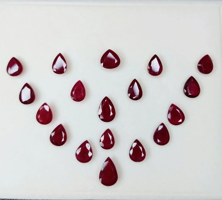 Blood Red Color Finest Quality 100% Natural 300 Carat Pears Drops Far ...