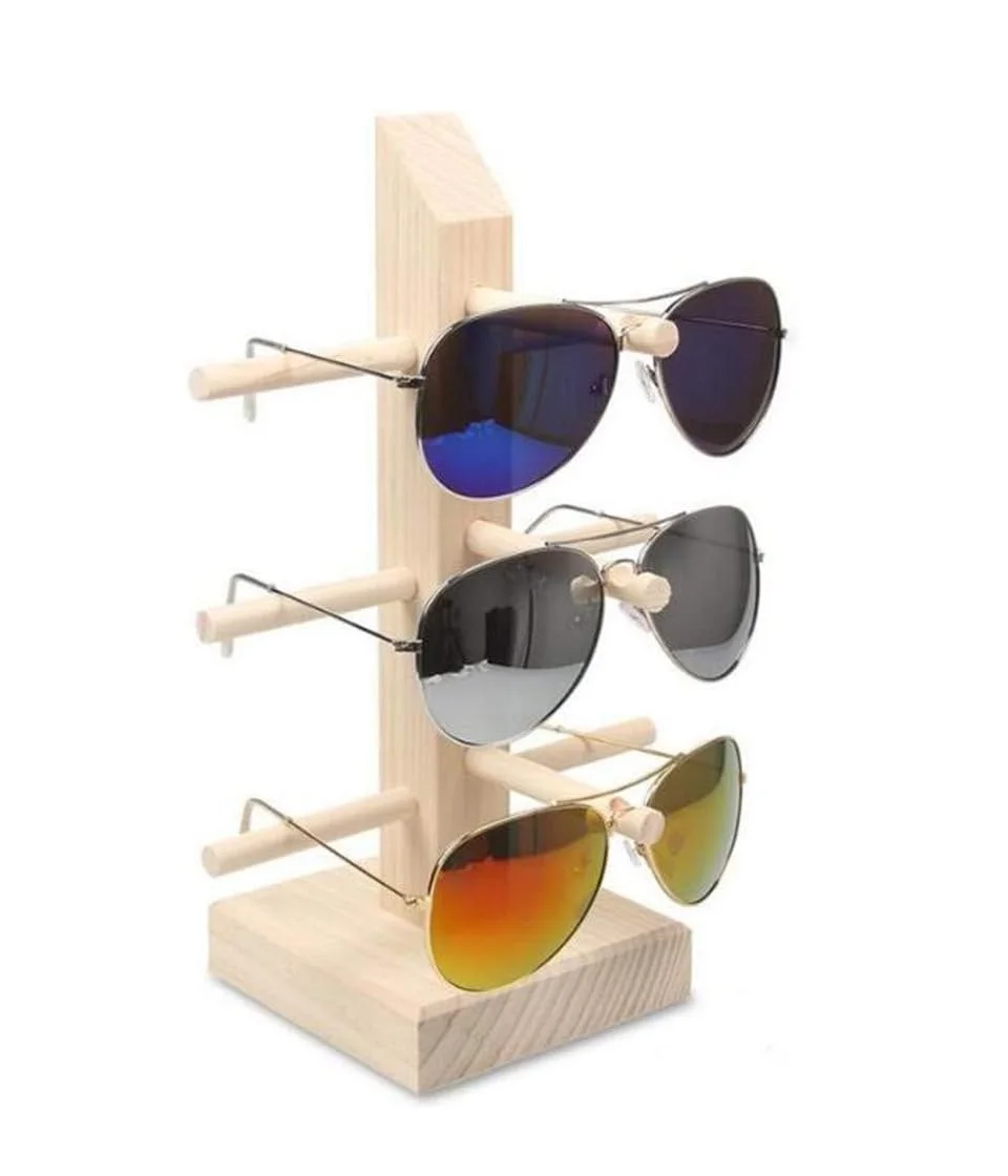 Wooden Sunglasses Display Stands Eyeglasses Rack Organizer Glasses ...