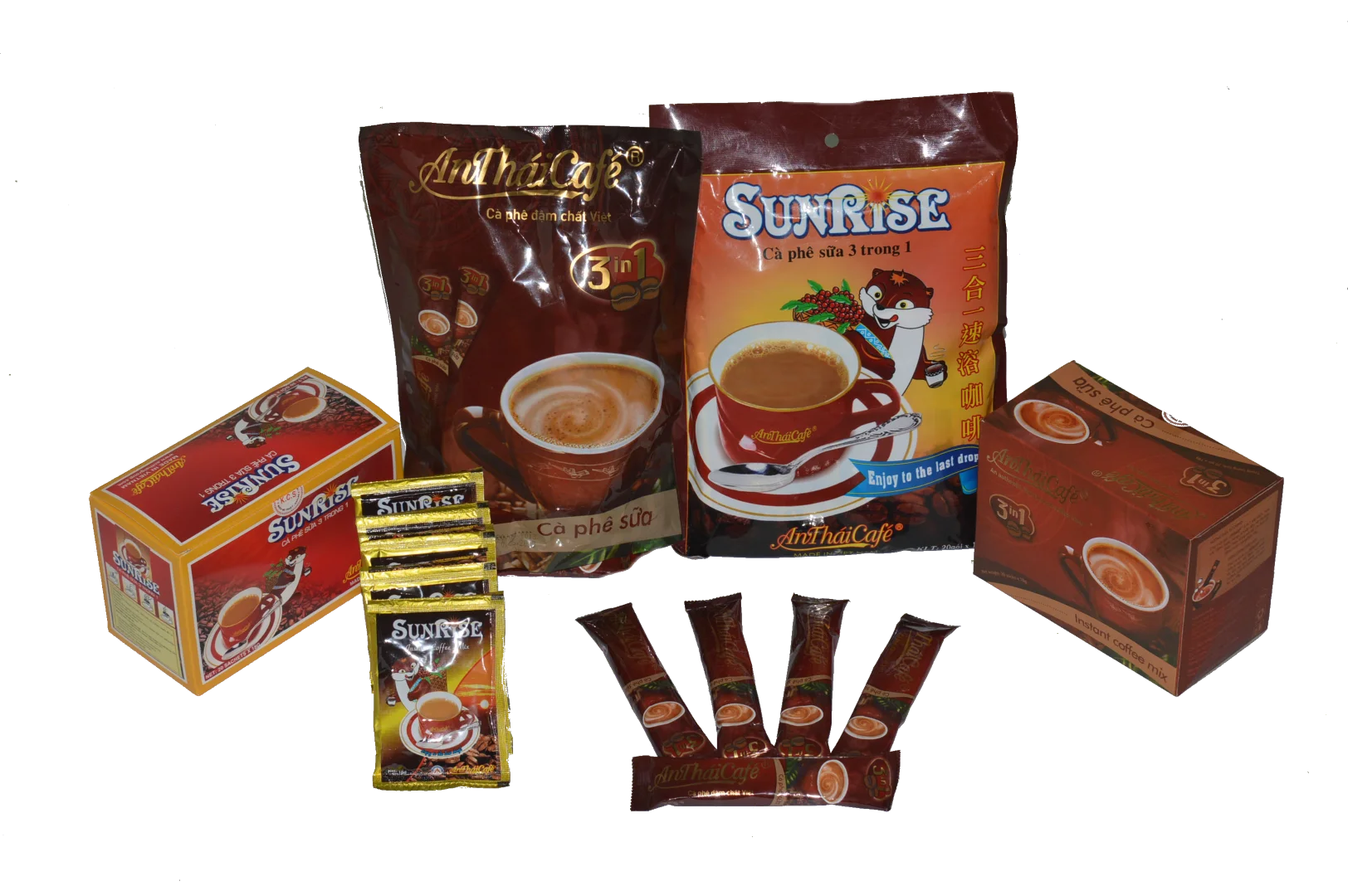 Oem Robusta 3 In 1 Instant Coffee Powder Sweet Taste With Non-dairy ...