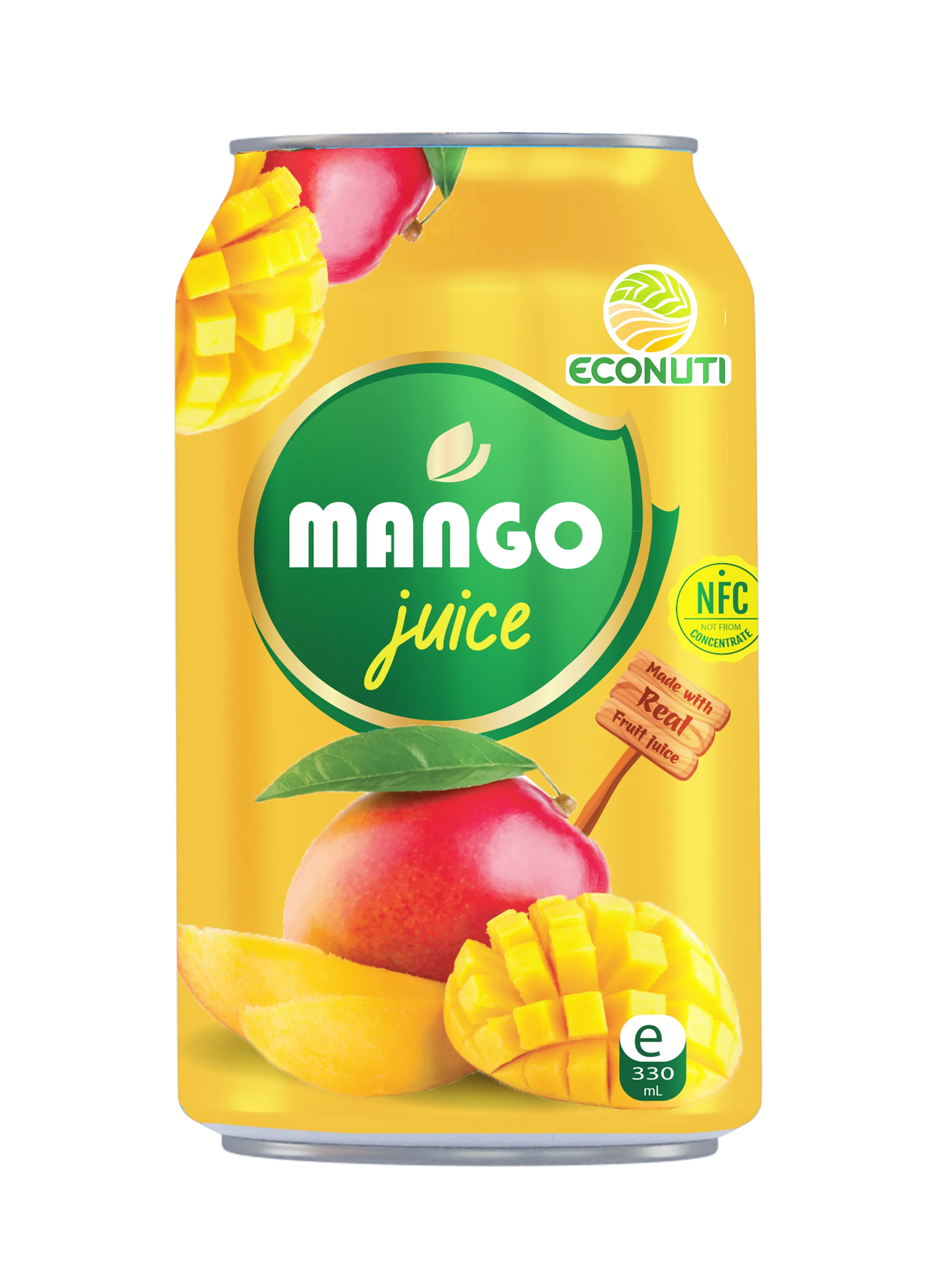 Mejor precio OEM/ODM 250ml/330ml Enlatado Mango fresco Jugo con sabor a ...
