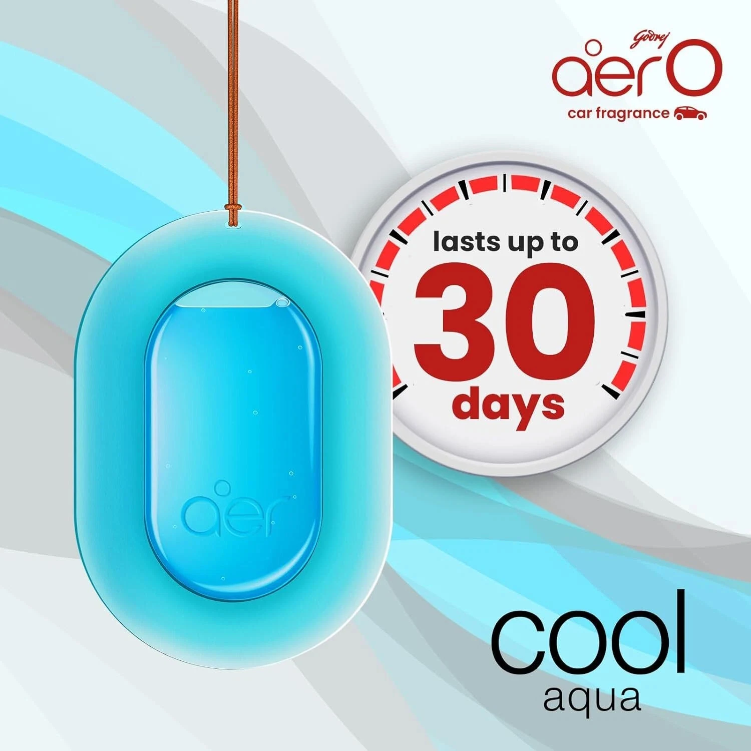 Godrej Aer O Hanging Liquid Car Air Freshener - Luxury Scent