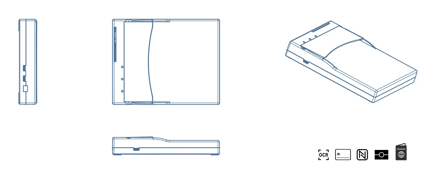 MTTEK MEPR10 - High Performance Document Reader with MRZ/OCR