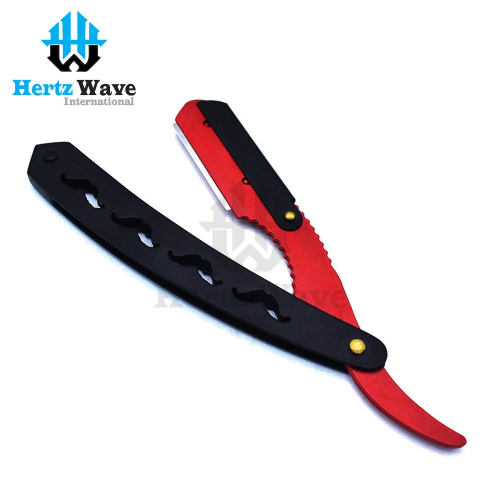 Black & Red Barber Razor With 1 Mm Blade Exposure Professional ...