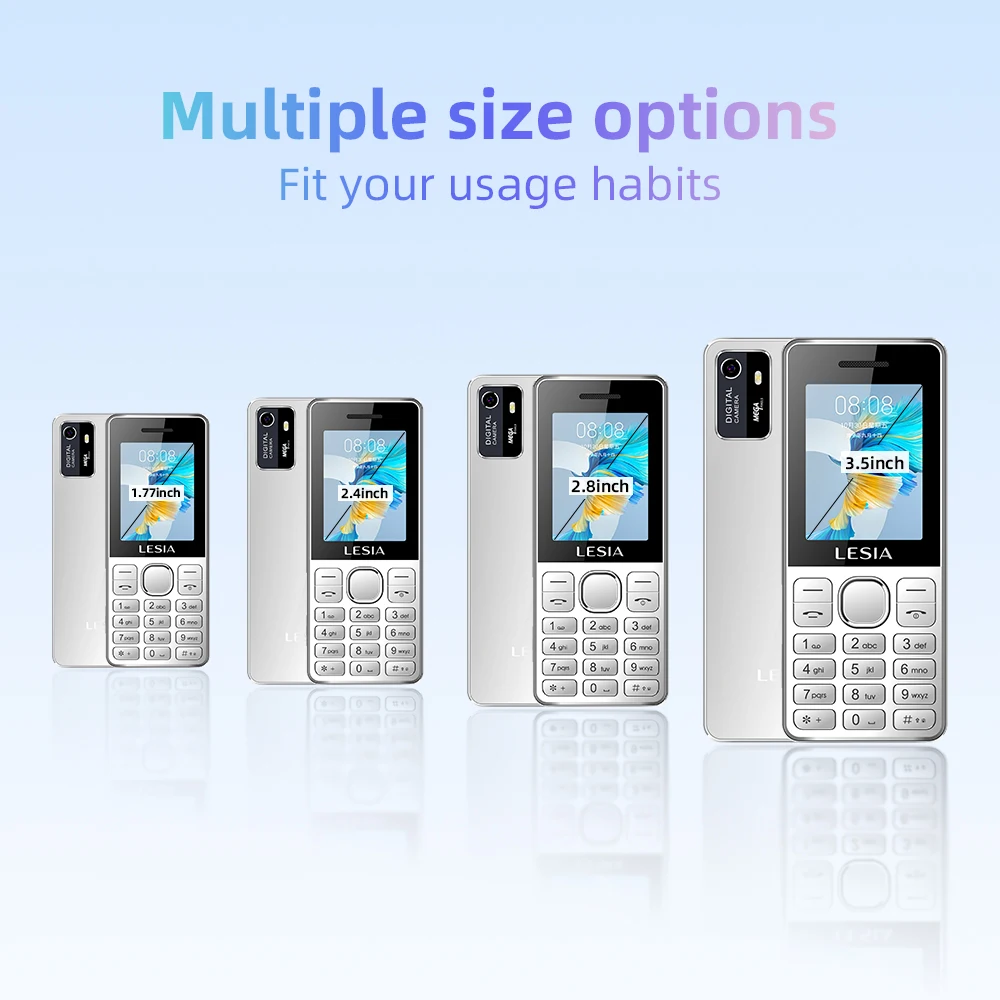 GSM Dual SIM Feature Rugged Keypad Bar Phone 2G 2.4 Inch QQVGA 0.08MP ...