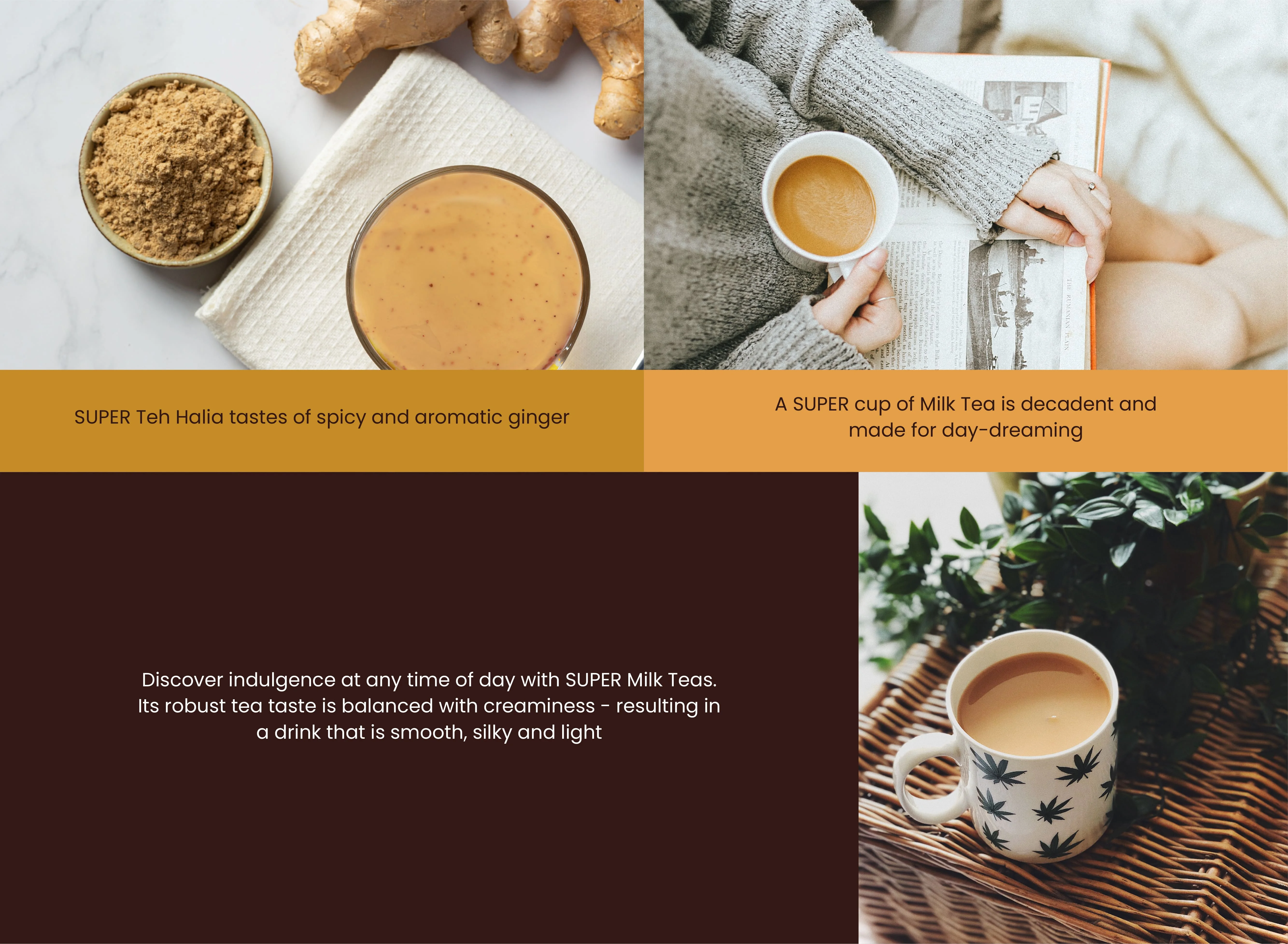 Super Milk Tea Teh Halia 3in1 Instant Premix Drinks Beverages