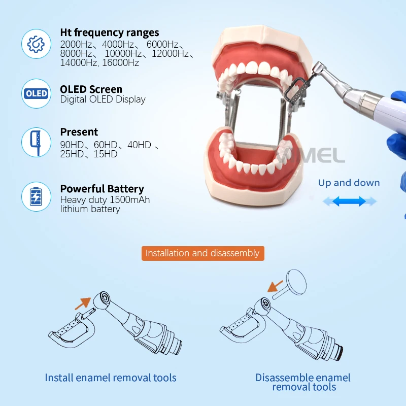 Endomotor Dental Electric Reciprocating Handpiece Vertical IPR Kits ...