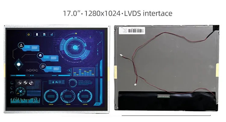 17 Inch Wide Temperature TFT LCD Display -30°C To 85°C 1280x1024 LVDS High-brightness Display ...