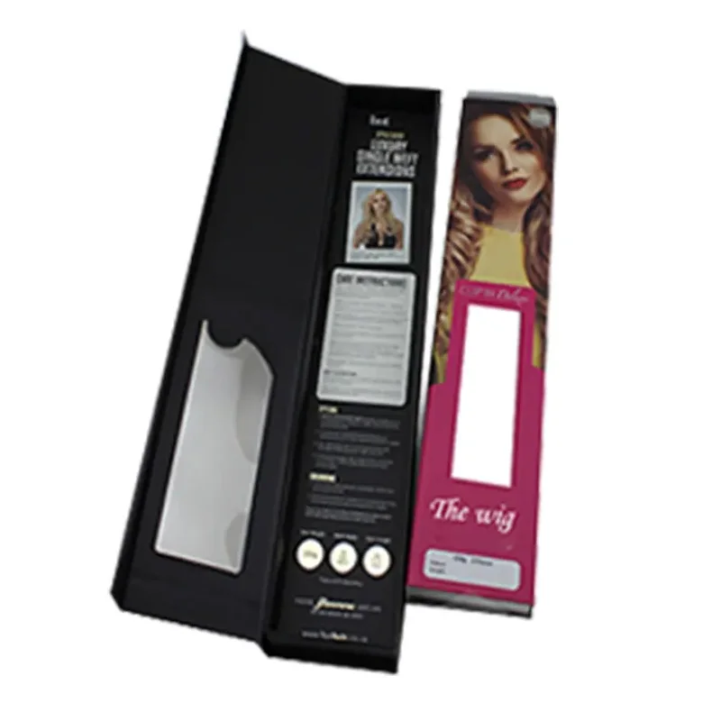 Luxury Customized Logo Wig Packaging Box Hair Extension Package Boxes ...