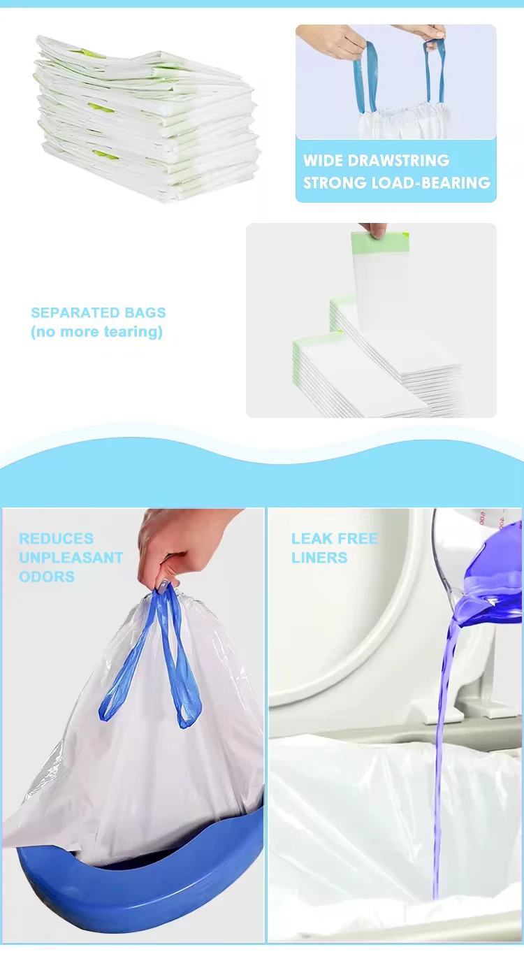 PE Customizable Biodegradable Urinal Trash Bag Disposable Sani-bag ...