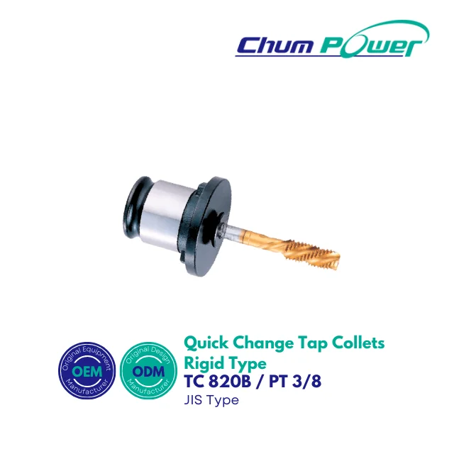 Chumpower Quick Change Tap Chuck Of Jis Tc820b Pt 3/8 For Tapping ...