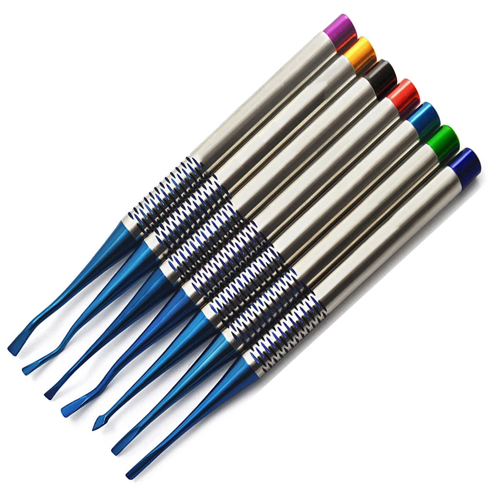 Stainless Steel Pdl Luxating Elevator Micro Serrated Tip With Blue ...