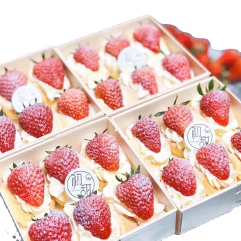 Bento Tray Packaging Box Biodegradable Wooden Takeaway Sushi Dessert ...