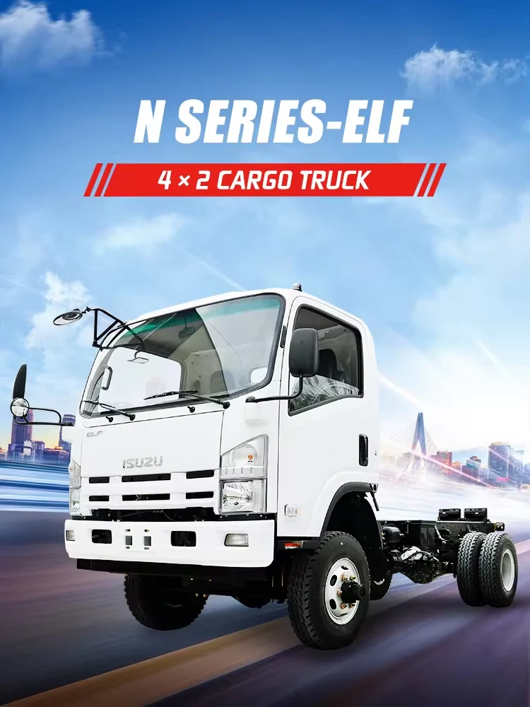 Isuzu NPR ELF 4x4 Cargo Truck for Logistics Transportation - 6 Ton ...
