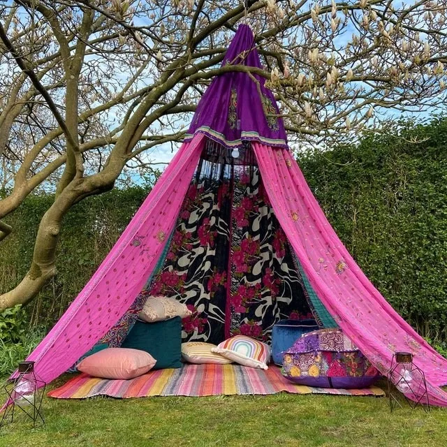 Hut Canopy Tent For Party Camping Picnic Bed Canopy Shabby Chic Wedding ...