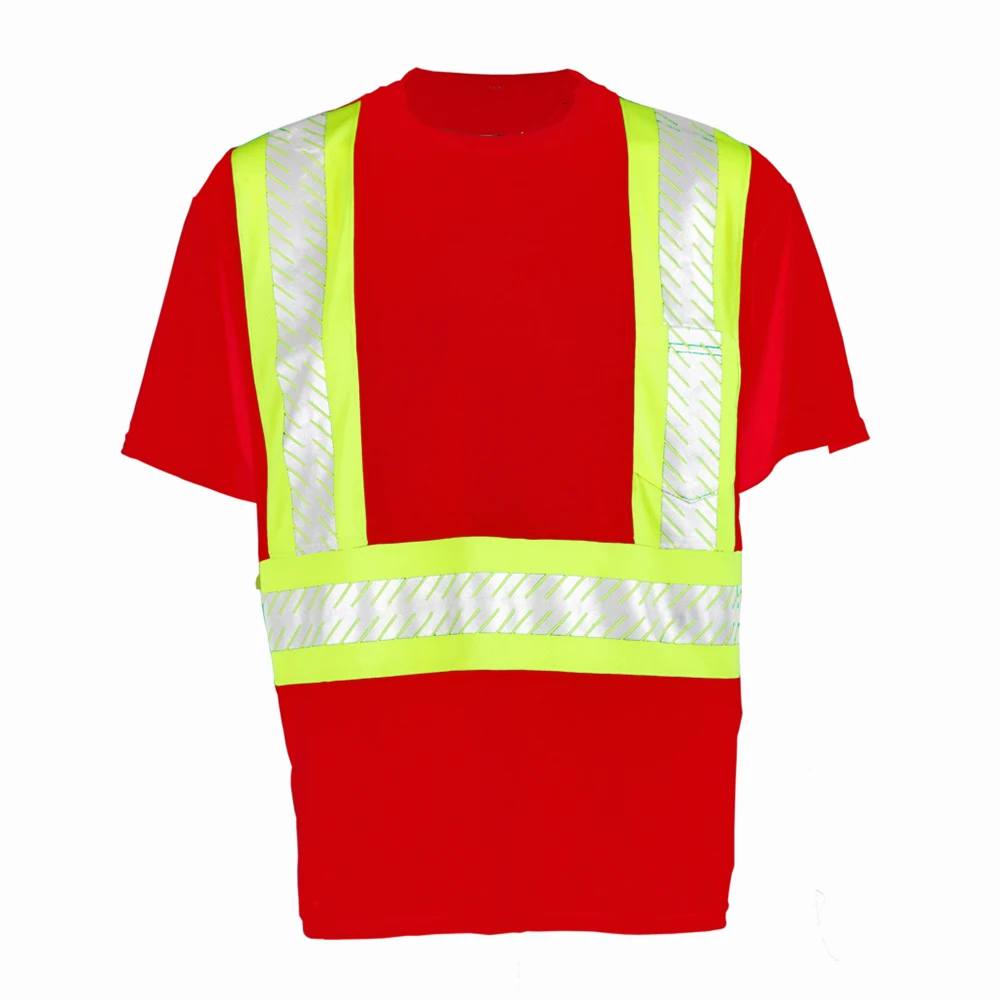 High Visibility Cotton Hi Vis Work Shirts Custom logo Reflecting ...